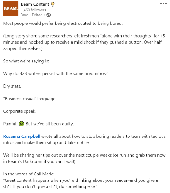 How to Write B2B Content That Drives Actual Results (Not Just Vanity Metrics) | BEAM